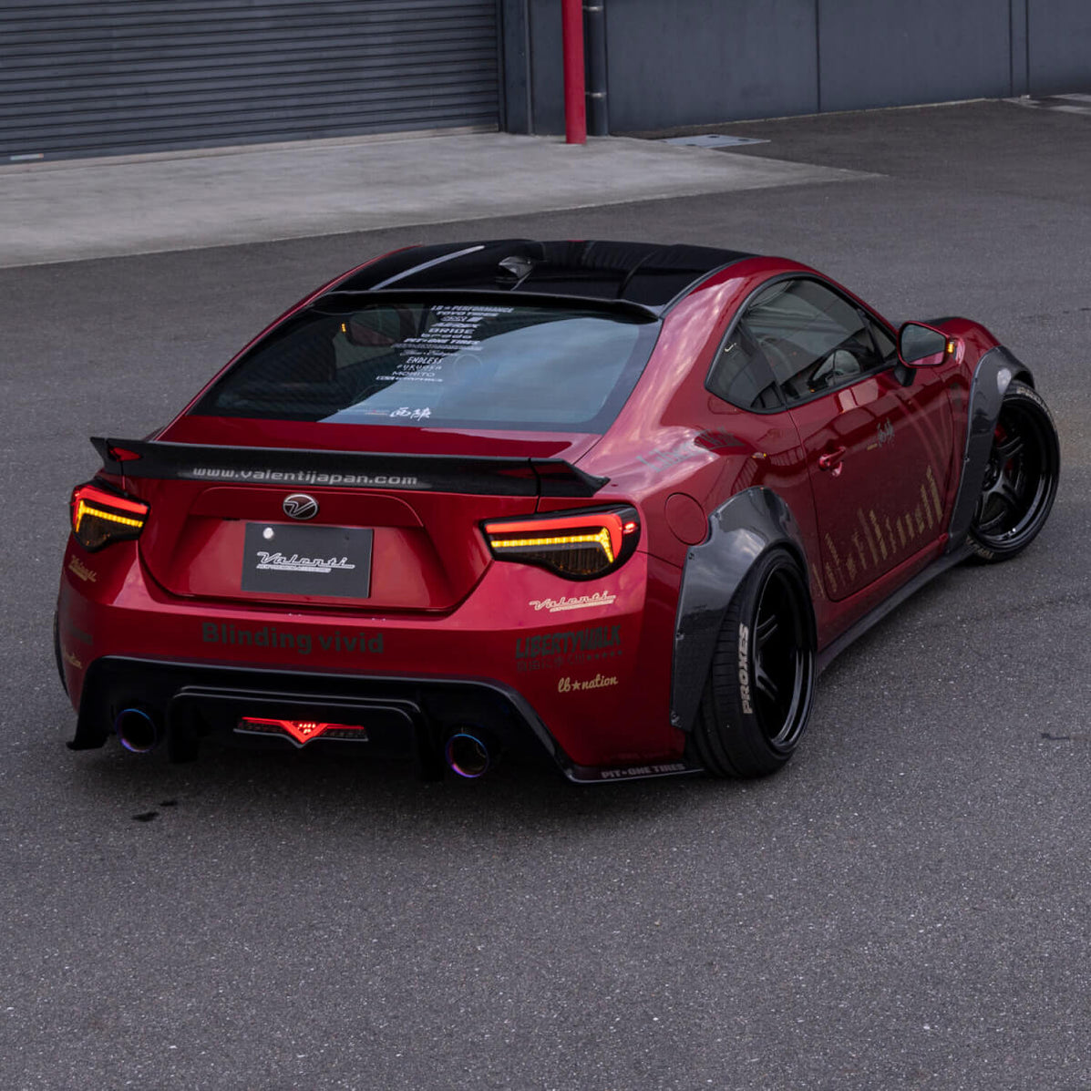 Valenti ULTRA LED Jewel Tail Lights Red Lens BRZ FRS — Subimods.com