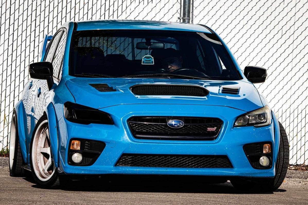 Velossa Tech Headlight Ram Air Kit Black for WRX STI — Subimods.com