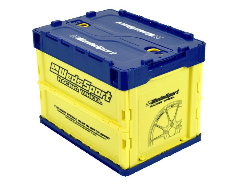 WedsSport Mechanic Container Box 20L Yellow w/ Blue Accents - Subimods.com