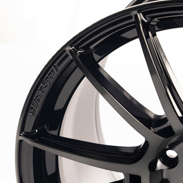 WedsSports SA-62R 18x9.5 5x114.3 +38mm Offset Black Clear — Subimods.com