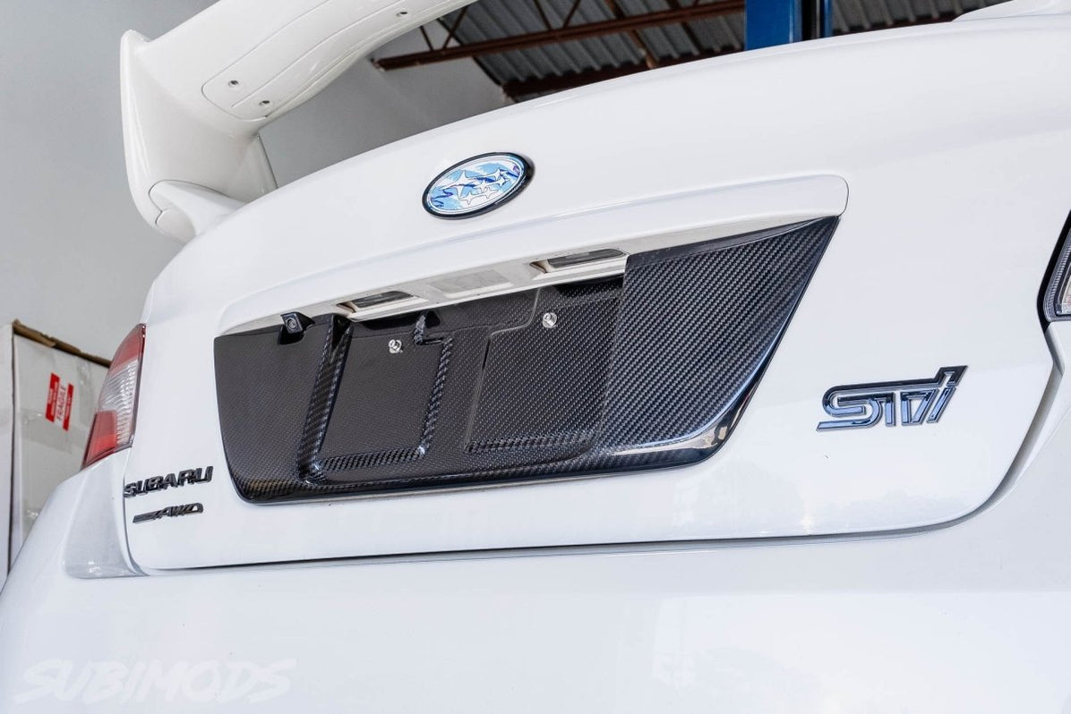 APR Carbon Fiber License Plate Backing 2015-2021 WRX / 2015-2021 STI ...