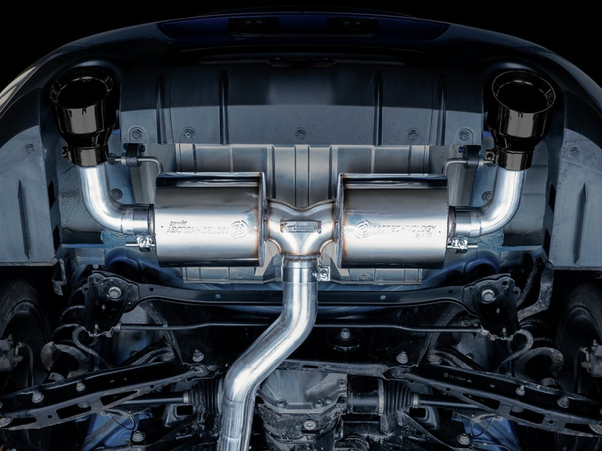 AWE Touring Edition Catback Exhaust w/ Diamond Black Tips 2013-2024 BRZ ...