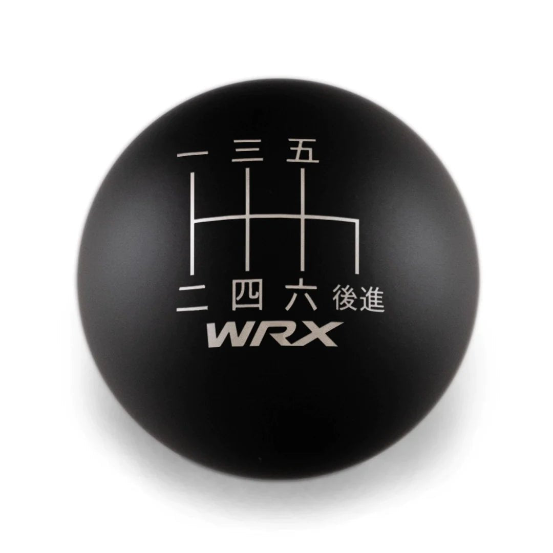 Weighted Shift Knob 6 Speed WRX Japanese Engraving | Subimod — Subimods.com