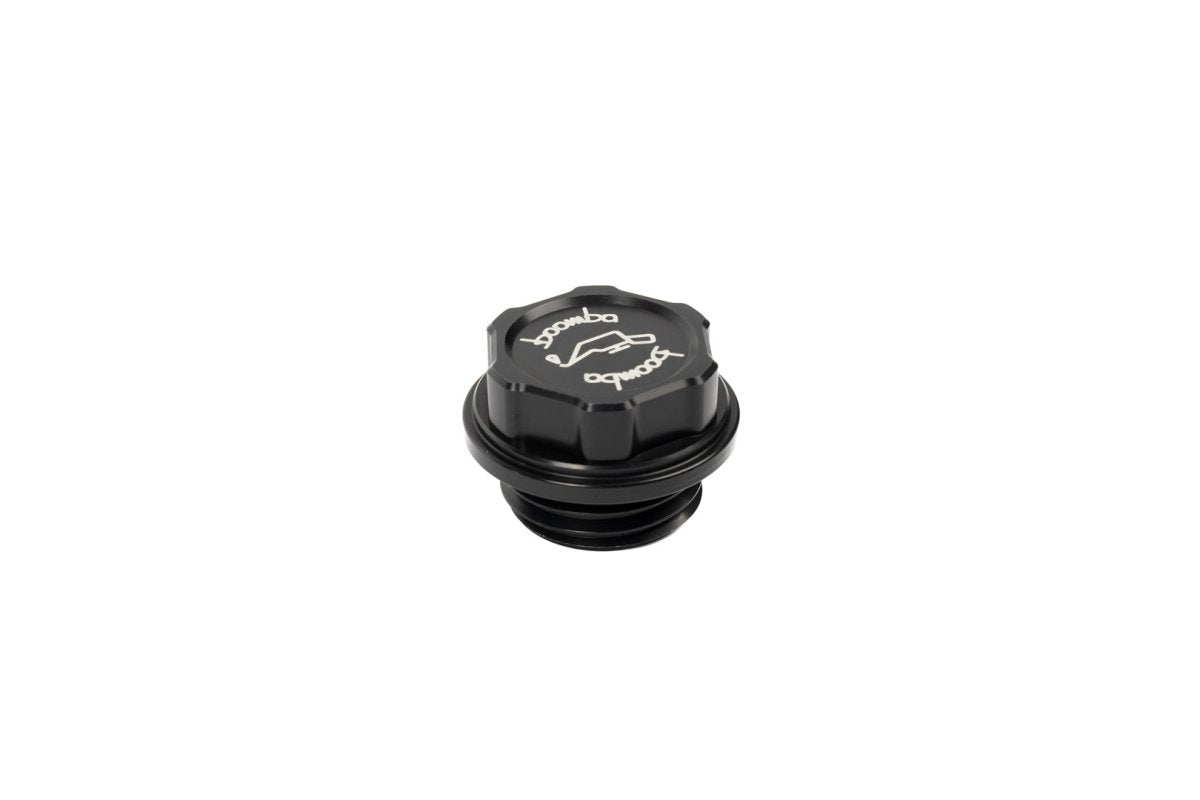 Boomba Racing Black Oil Cap for Subaru WRX STI 2015+ — Subimods.com