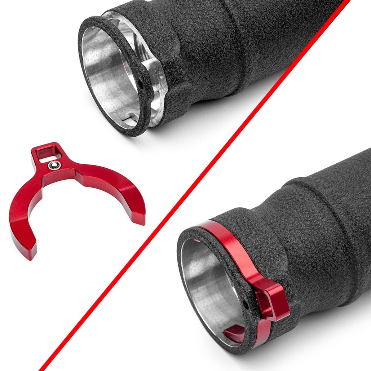 COBB Aluminum Charge Pipe Black 2022-2024 WRX / 2019-2023 Ascent / 2020 ...