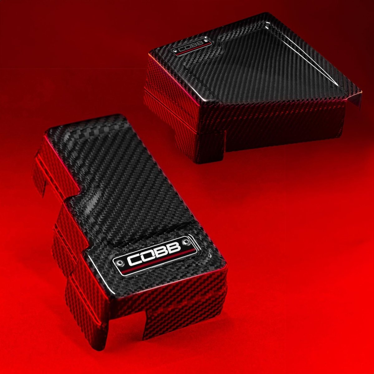 COBB Redline Carbon Fiber Fuse Box Cover Kit 2022-2024 WRX - Subimods.com