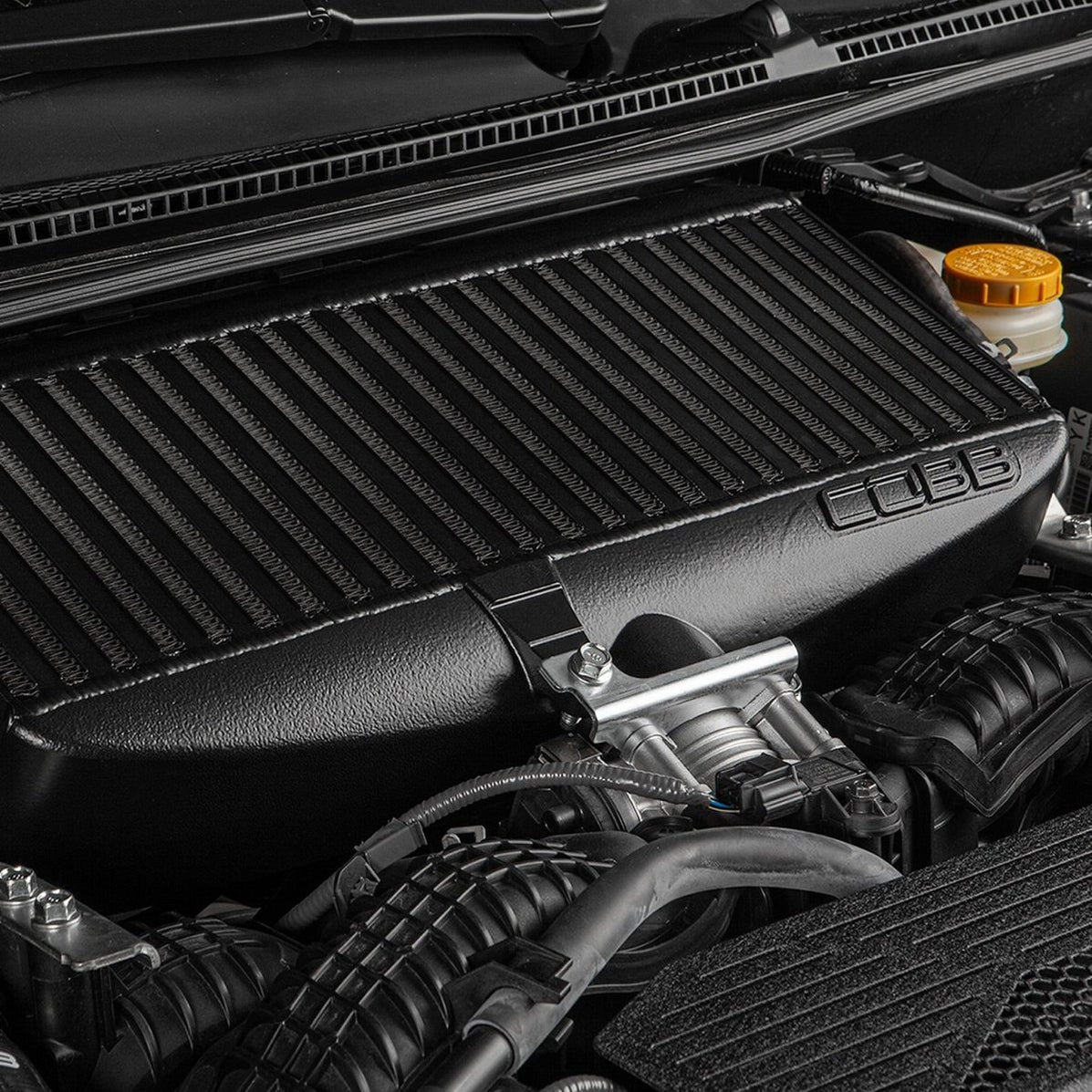 COBB Top Mount Intercooler Black 2022-2024 WRX - Subimods.com