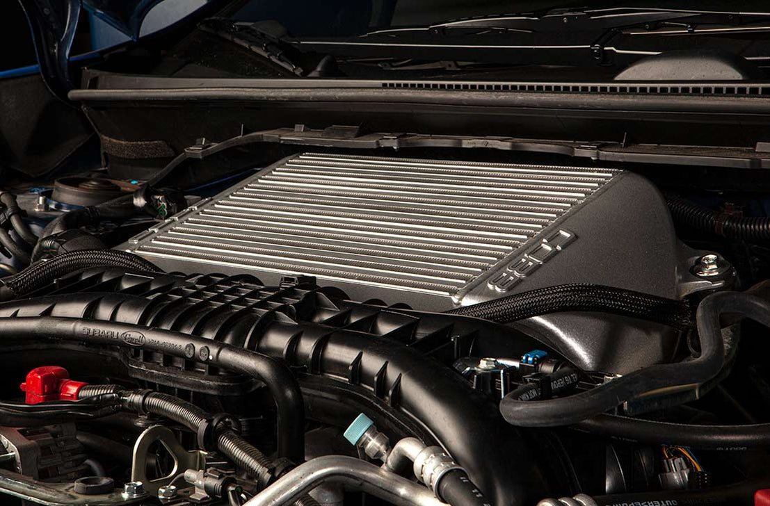 COBB Top Mount Intercooler Silver w/ Charge Pipe Kit 2015-2021 WRX - Subimods.com