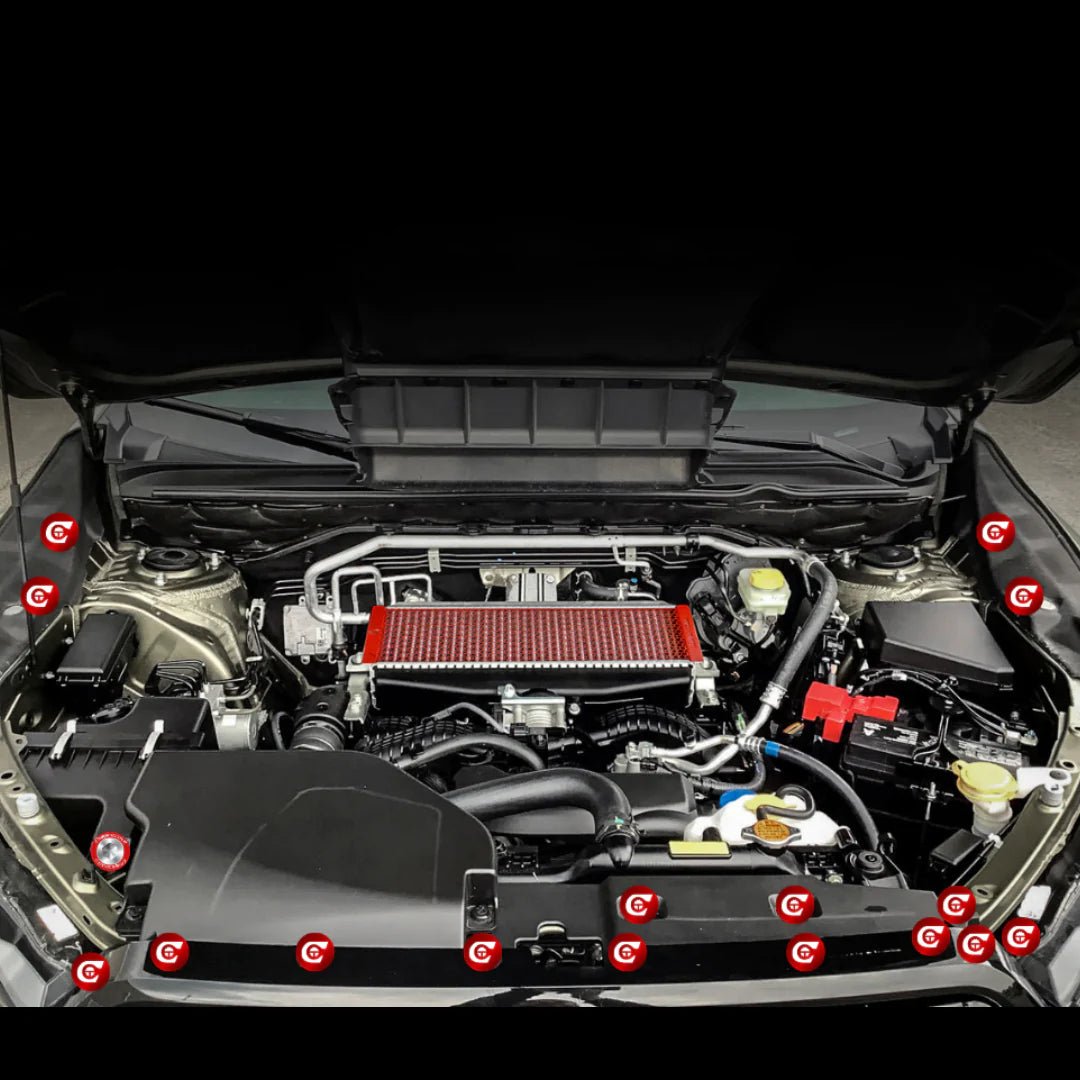 Compressive Engine Dress-up Clips Kit for Subaru Ascent — Subimods.com