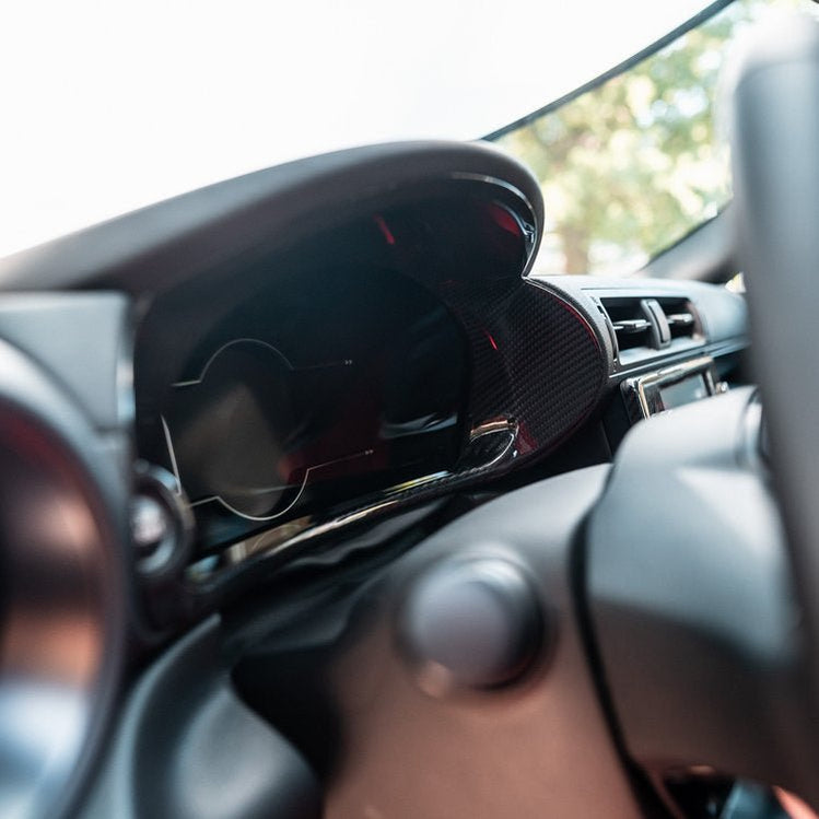 Driven Media Gloss Carbon Fiber Gauge Cluster Surround 2022-2024 BRZ ...