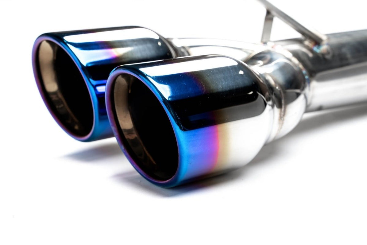 ETS Extreme Catback Exhaust Resonated Burnt Tips WRX STI 15 — Subimods.com