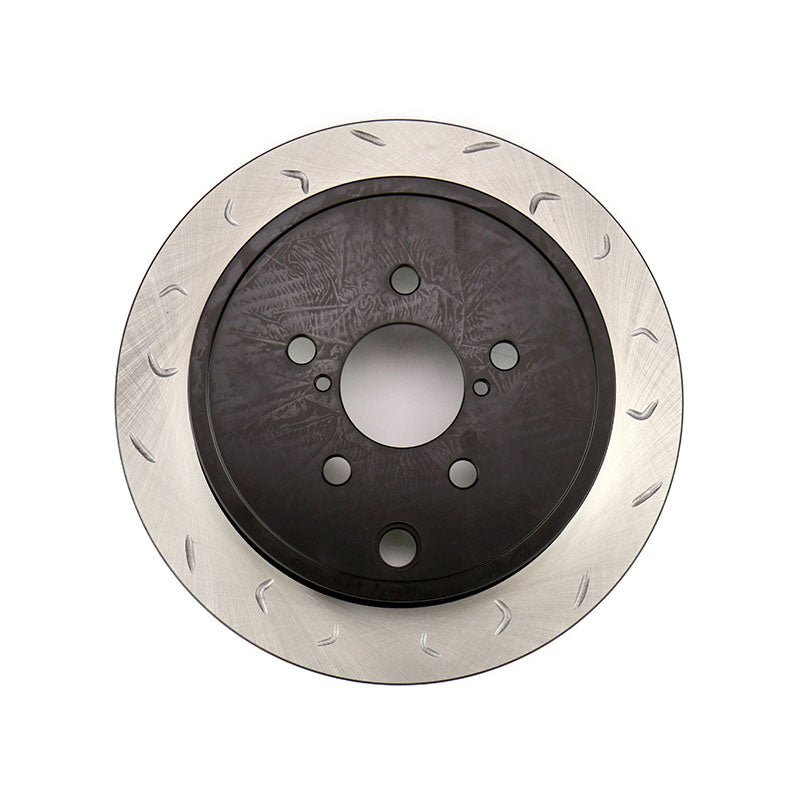 FactionFab Slotted Hook Style Rear Rotor w/ E-Coating 2008-2014 WRX ...