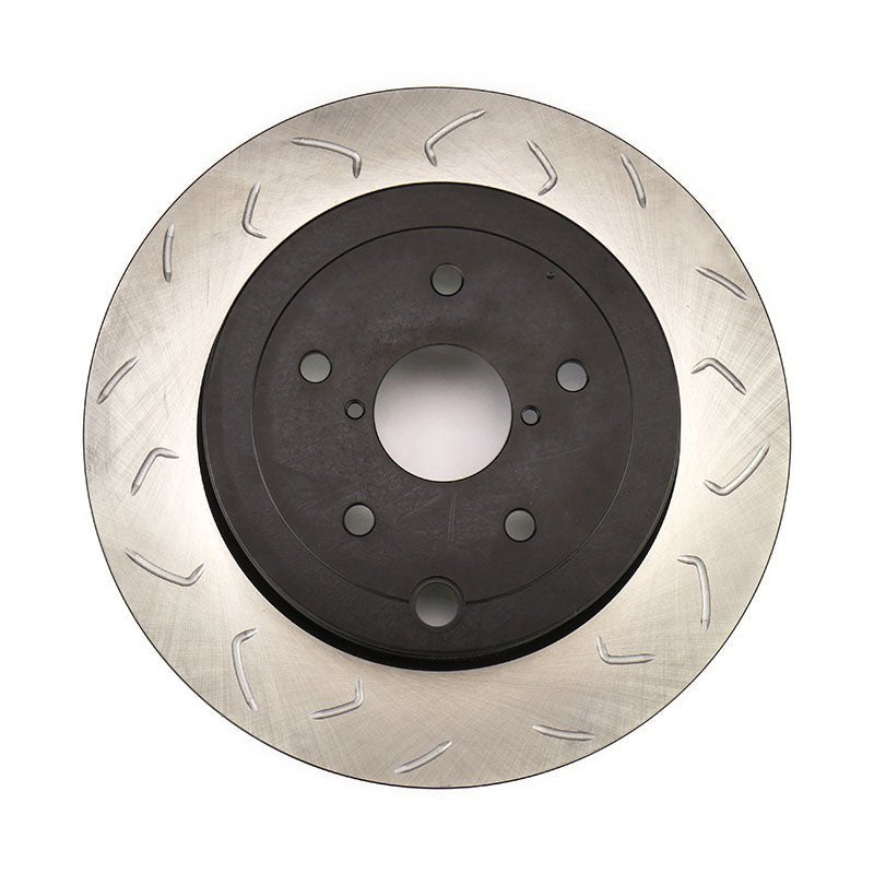 FactionFab Slotted Hook Style Rear Rotor w/ E-Coating 2008-2017 STI ...