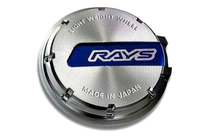 Gram Lights 57CR 57DR Silver Chrome Center Cap w Blue Accent — Subimods.com