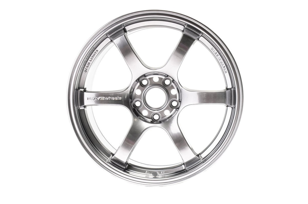 Gram Lights 57DR Grace Silver 18x9.5 5x114.3 38mm Offset 2015-2024 WRX ...
