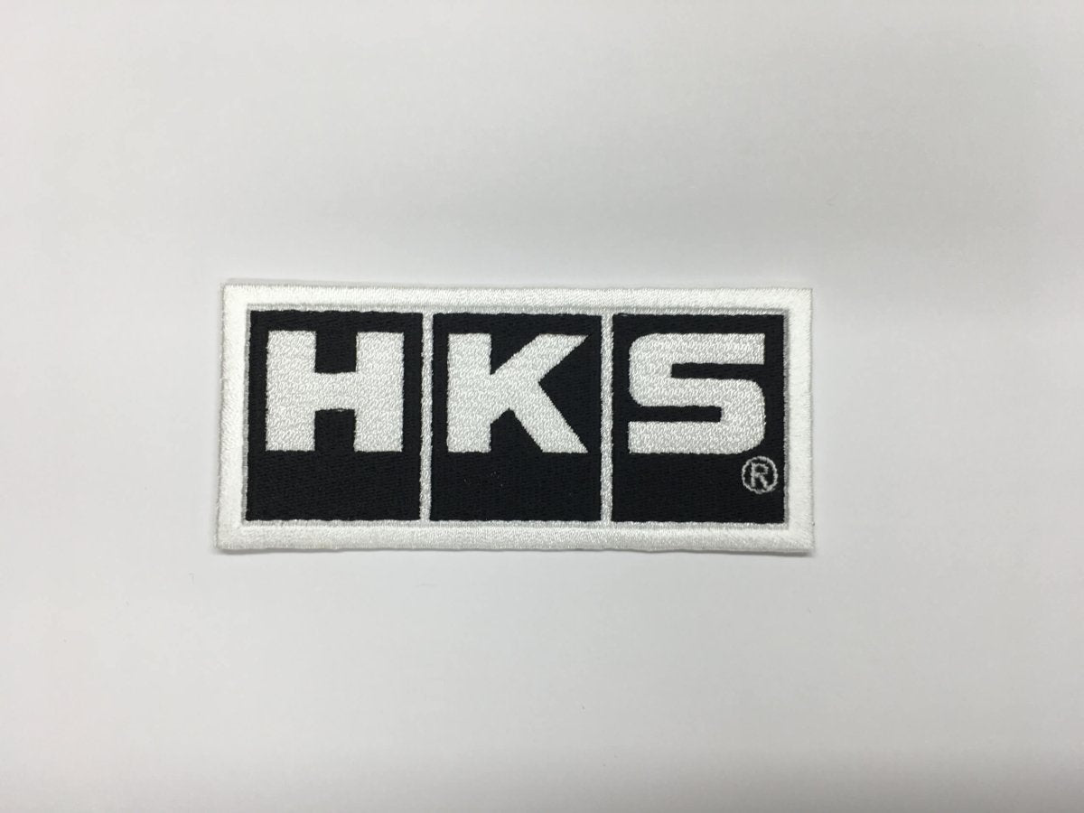 HKS Black White Logo Patch for Subaru WRX STI 2015+ — Subimods.com
