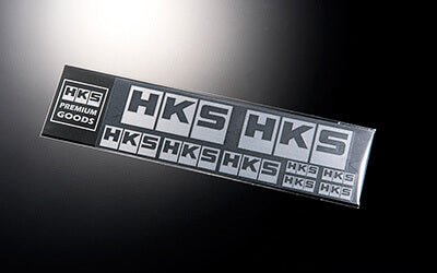 HKS Silver Logo Sticker Sheet - Subimods.com