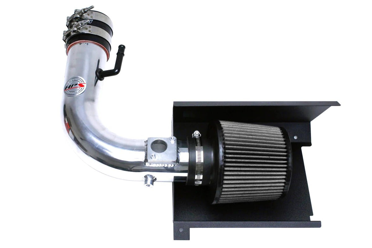 HPS Performance Polished Cold Air Intake w/ Heatshield 2013-2021 BRZ ...