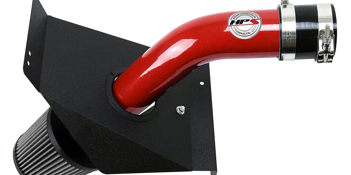 HPS Performance Red Cold Air Intake w/ Heatshield 2015-2020 STI ...