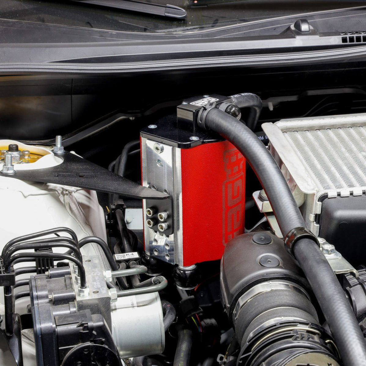 IAG Performance V3 Street Series Air / Oil Separator (AOS) Wrinkle Red ...