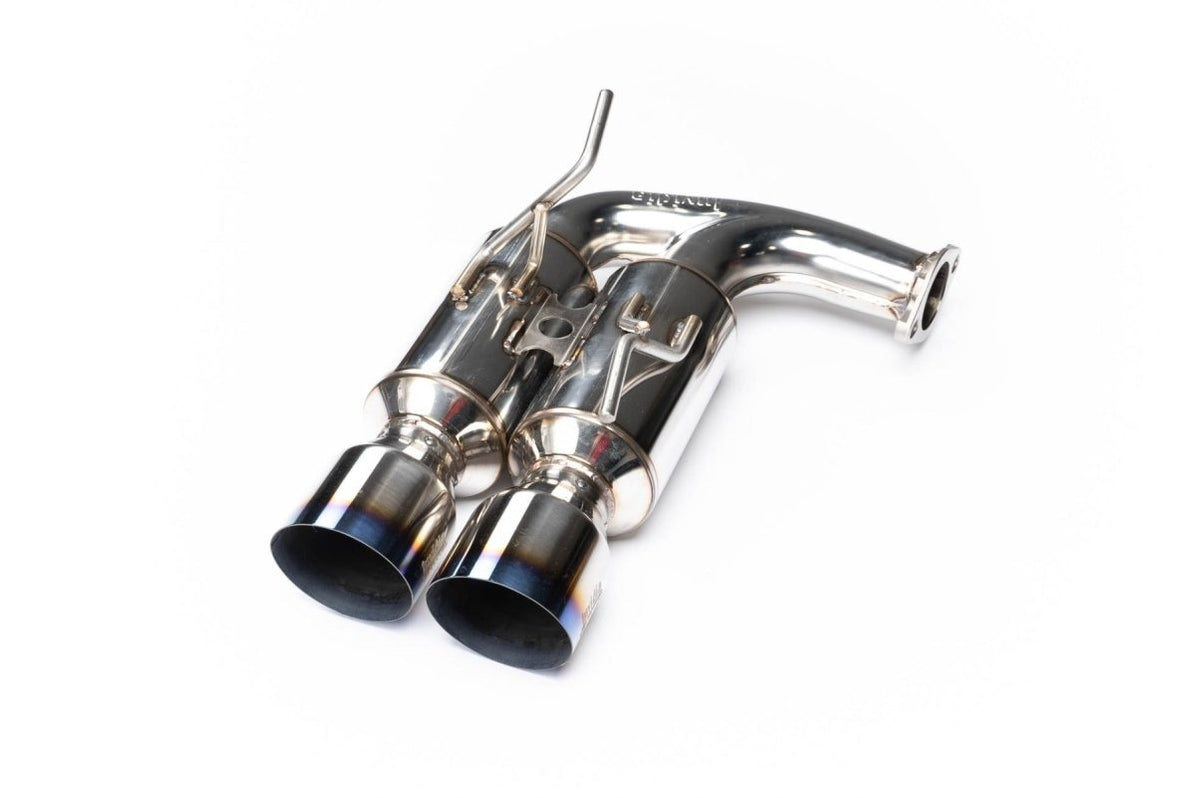 Invidia Gemini R400 Titanium Quad Tip Exhaust WRX STI — Subimods.com