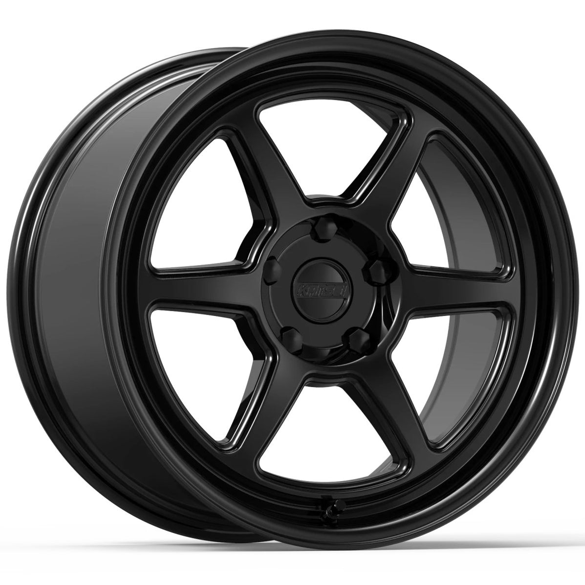 Kansei Roku Gloss Black 18x9.5+38 5x100 - Subimods.com