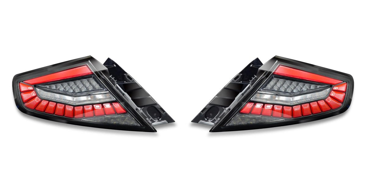 Molded Innovations EvoGlow Series DynamicLume LED Tail Lights Clear ...