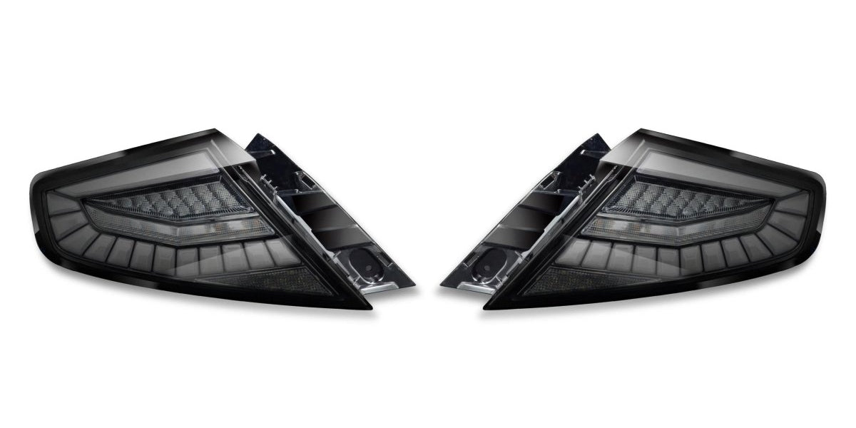 Molded Innovations EvoGlow Series DynamicLume LED Tail Lights Smoke ...