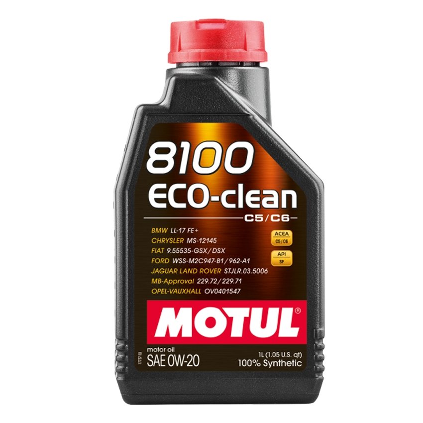 Motul 8100 0W-20 Eco-Clean Motor Oil 1L for Subaru WRX STI — Subimods.com