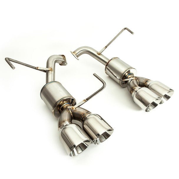 Nameless Axle Back 4" Tips 5" Mufflers 2018-21 WRX STI — Subimods.com