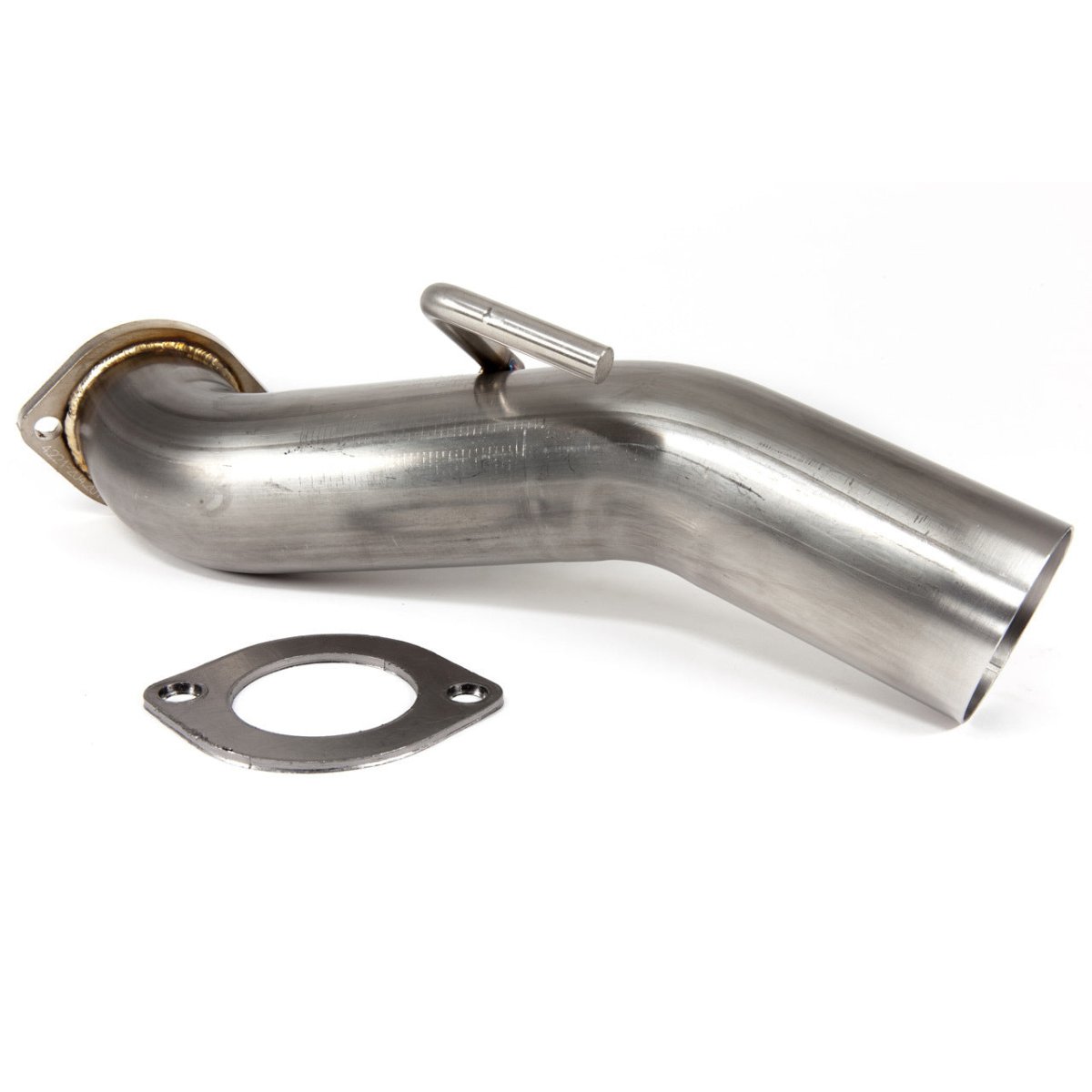 Nameless Single Exit 3in Track Pipe WRX STI Hatch 2008-14 — Subimods.com