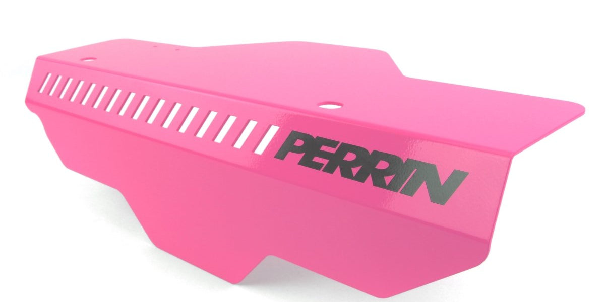 Perrin Belt Cover Hyper Pink 2002-2014 WRX / 2004-2021 STI - Subimods.com