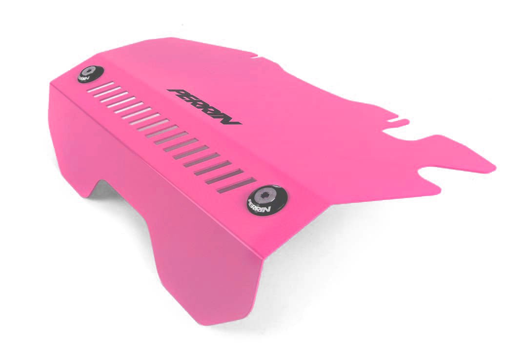 Perrin Pulley Cover Hyper Pink for 2015-2021 WRX - Subimods — Subimods.com