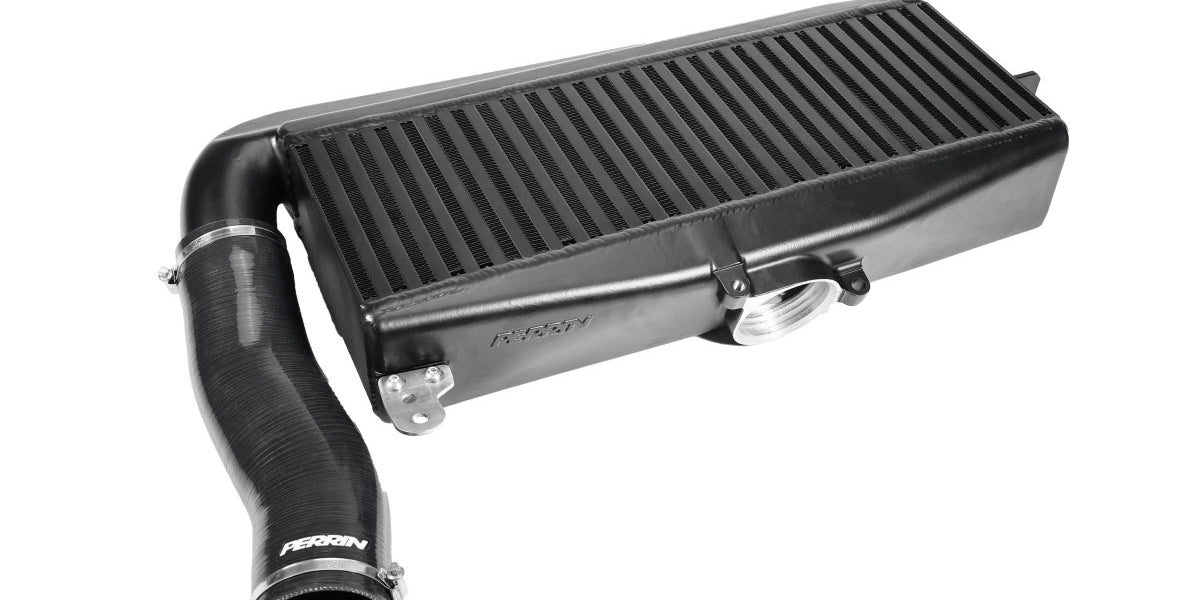 Perrin Top Mount Intercooler Black 2022-2024 WRX - Subimods.com