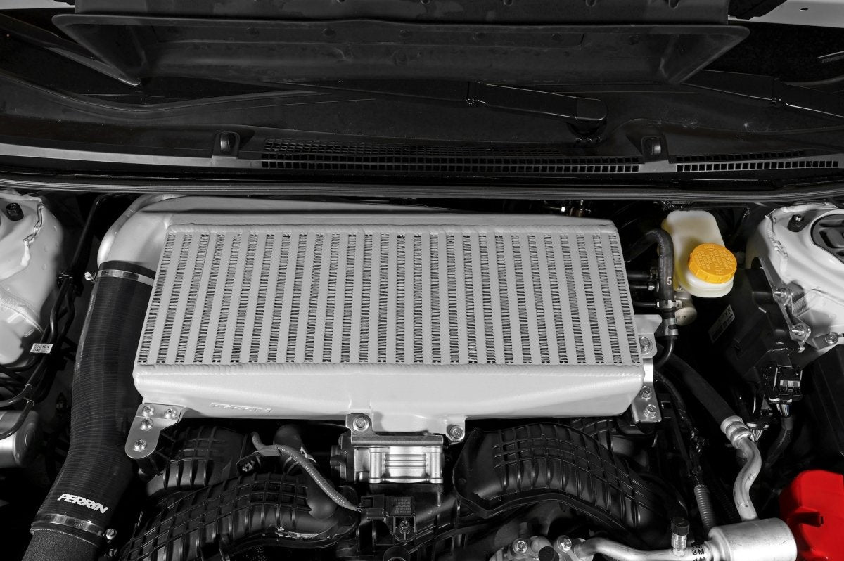 Perrin Top Mount Intercooler Silver 2022-2024 WRX - Subimods.com