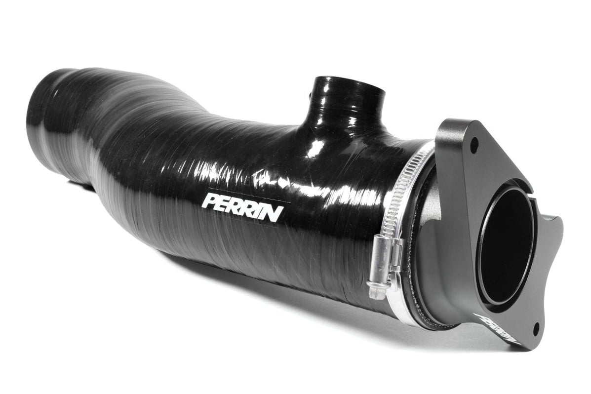 Perrin Turbo Inlet Hose w/ Nozzle Black Version 1 Fitment 2022-2024 WRX ...