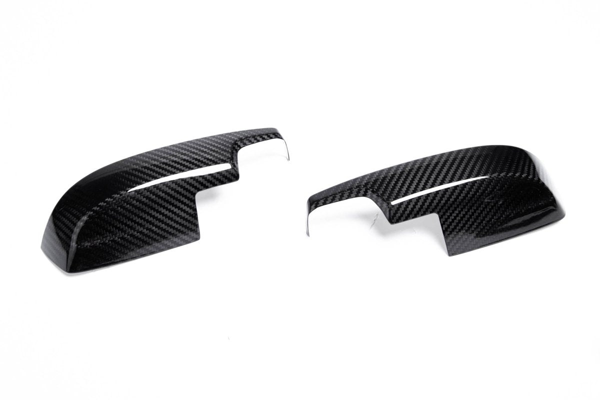 Rexpeed Gloss Carbon Lower Mirror Covers for WRX 2015-2021 — Subimods.com
