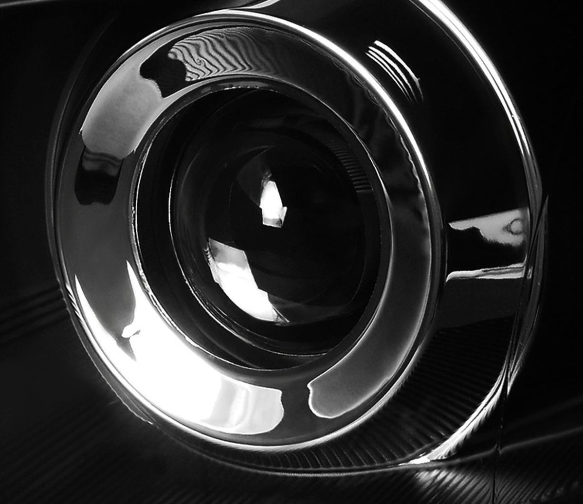 Spec-D LED Projector Headlights Matte Black WRX 2008-14 — Subimods.com
