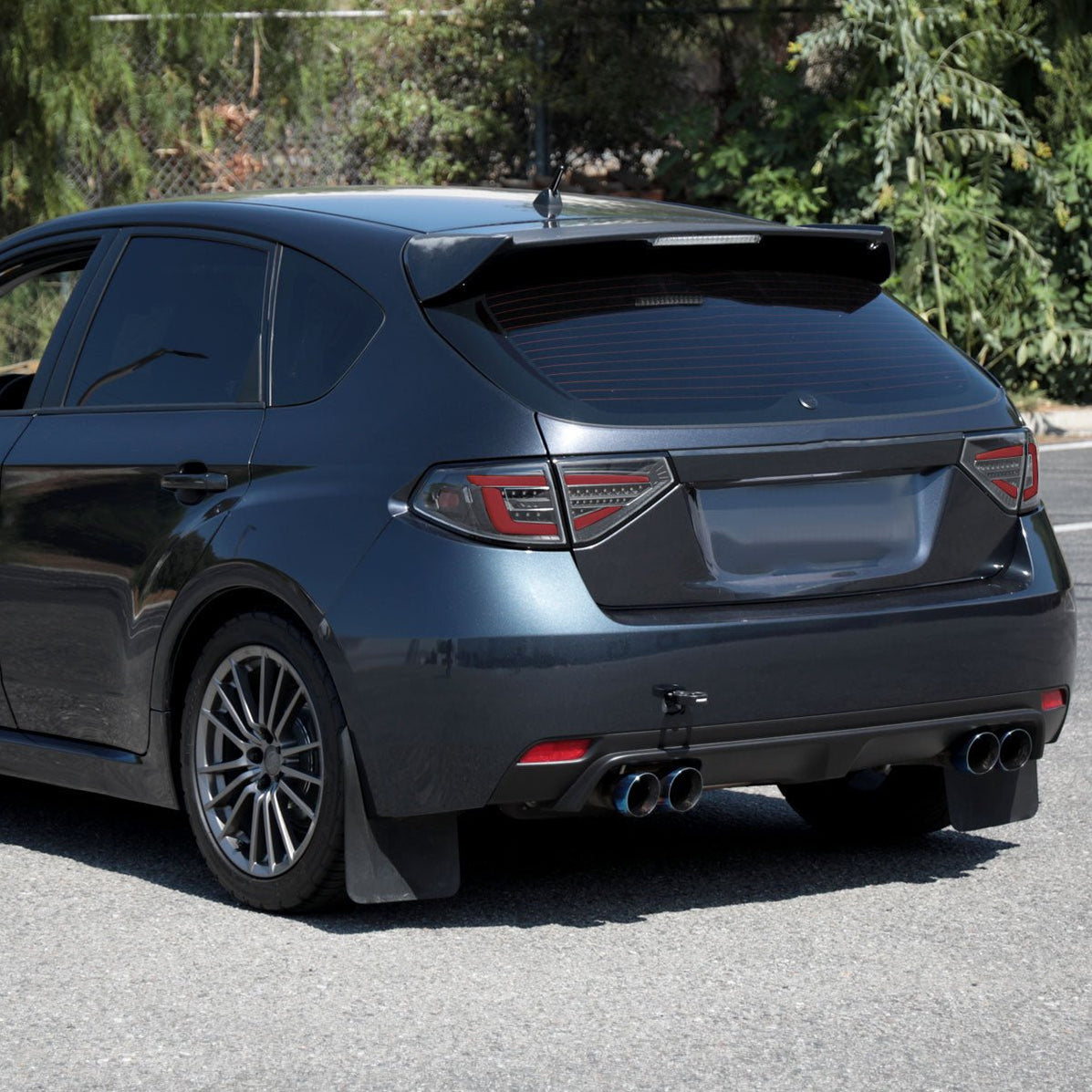 Spec-D Optic Style Sequential LED Tail Lights Matte Black Housing w ...