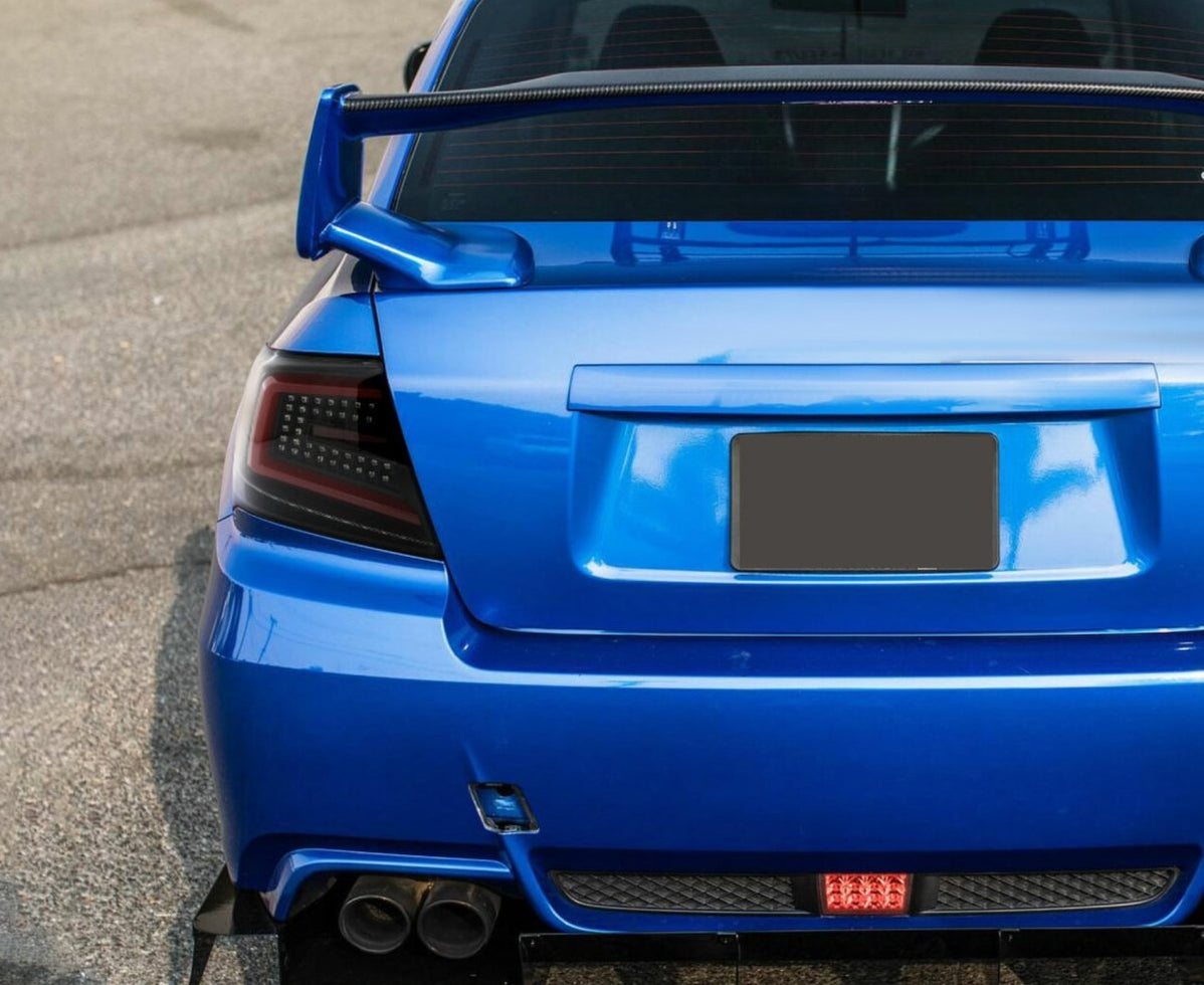 Spec-D Optic Style Sequential LED Tail Lights Matte Black Housing w ...