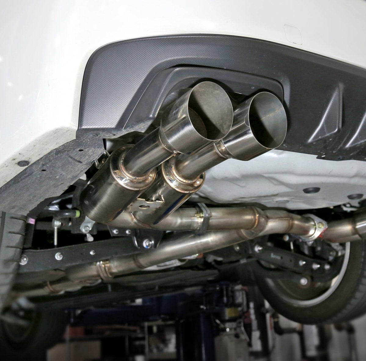 Spec-D Stainless Steel Quad Tip Exhaust 2015-21 WRX STI — Subimods.com