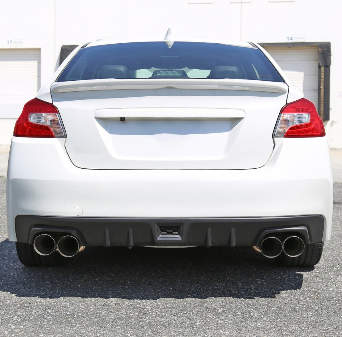 Spec-D Stainless Steel Quad Tip Exhaust 2015-21 WRX STI — Subimods.com