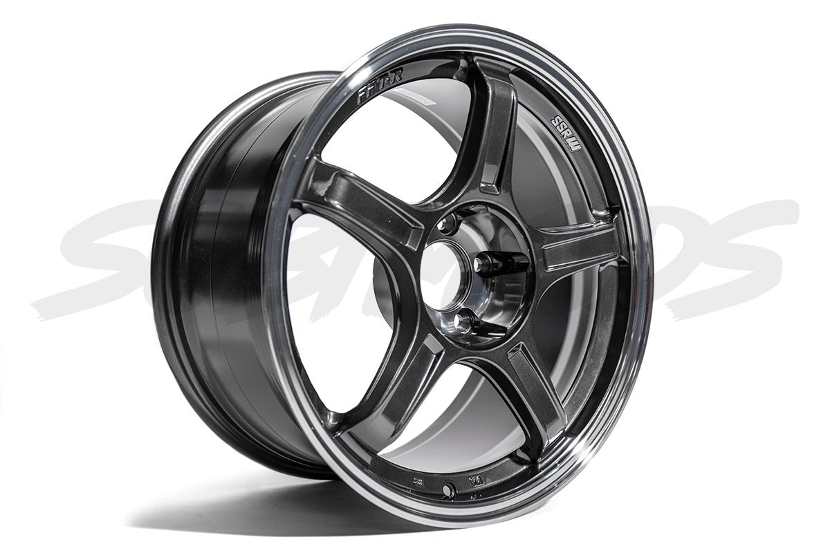SSR GTX03 Black Graphite Wheel 18x9.5 5x114.3 +38mm Offset - Subimods.com