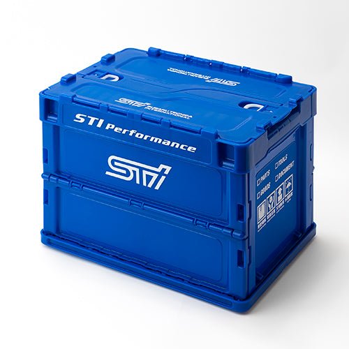 Subaru JDM Folding Container Small Blue - Performance — Subimods.com