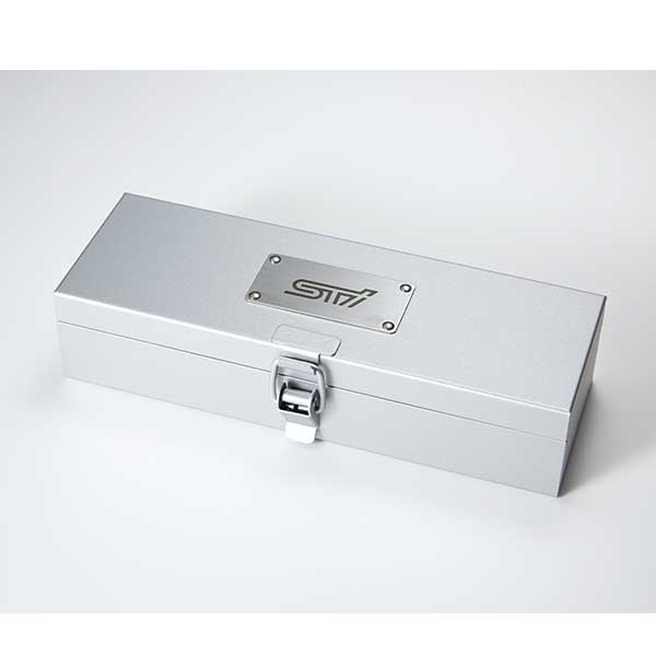 Subaru JDM Steel Storage Box Medium Long Silver - Subimods.com