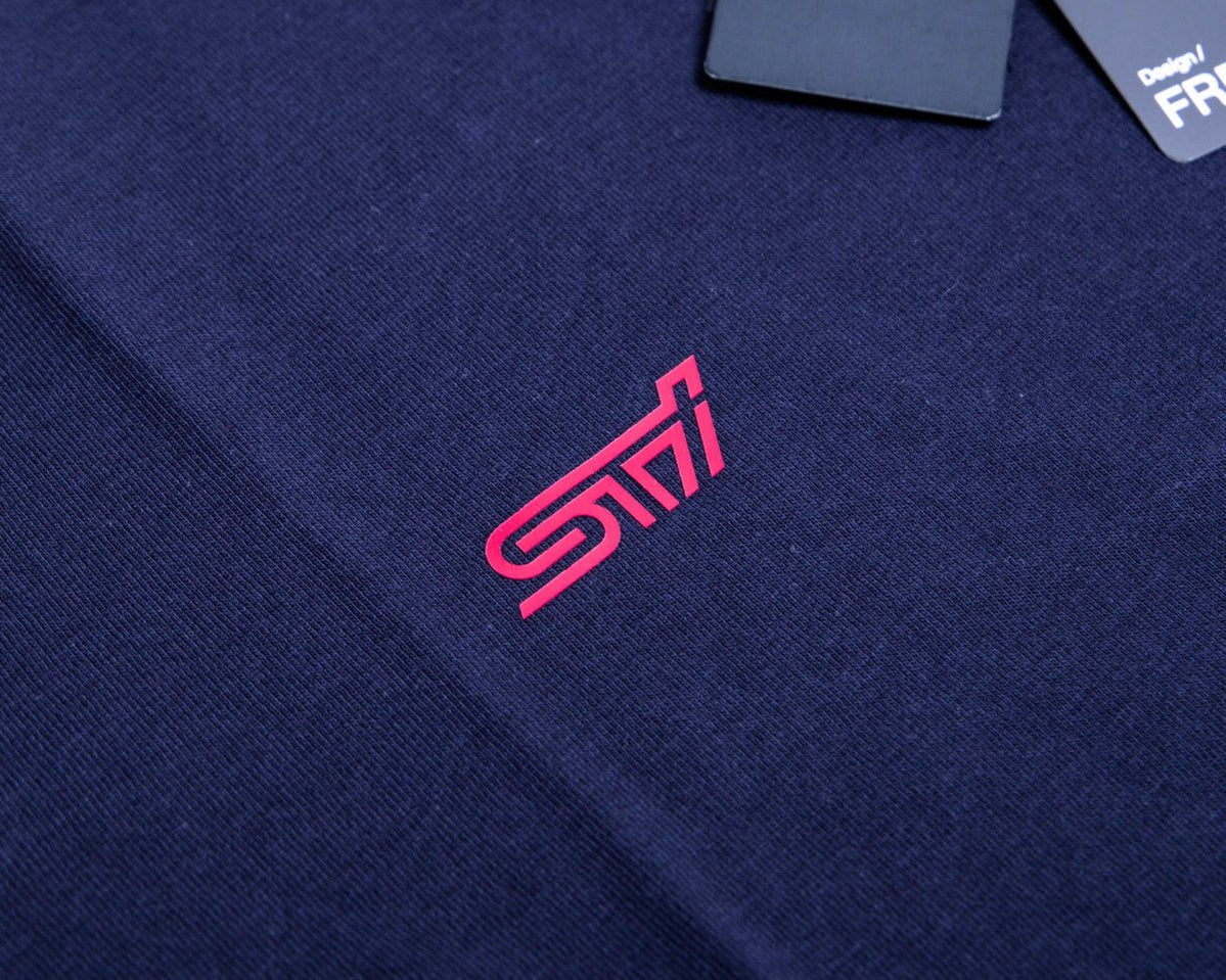 Subaru JDM STI Long Sleeve Shirt Navy XL - Subimods.com