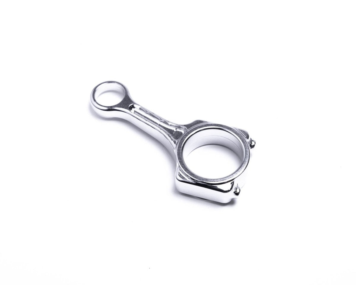 Subaru JDM STI Parts Connecting Rod Key Charm Silver - Subimods.com