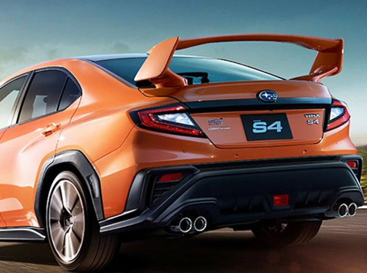 Subaru JDM STI Trunk Spoiler Unpainted w/ Torsion Bars and Installation ...