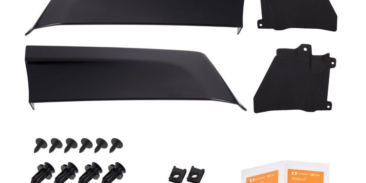 Subaru OEM Rear Aero Splash Guard Kit w/ Crystal Black Silica Paint ...