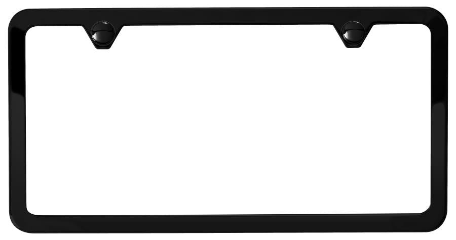 Subaru OEM Slim Line License Plate Frame Matte Black - Subimods.com